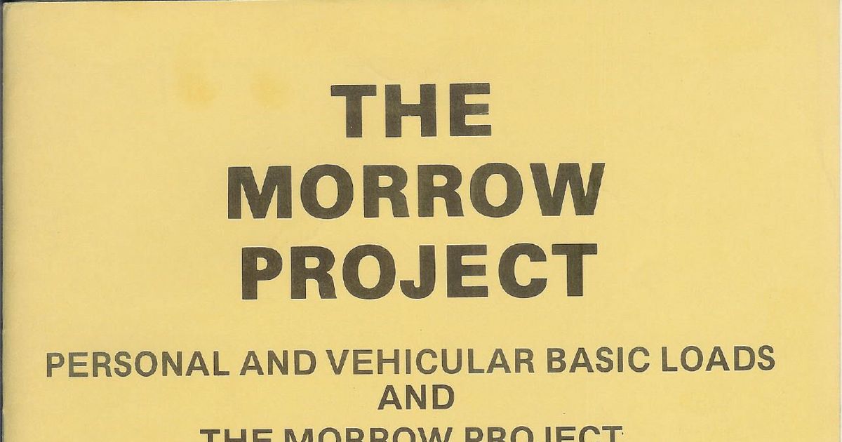 GA-2: Personal and Vehicular Basic Loads and The Morrow Project Role ...
