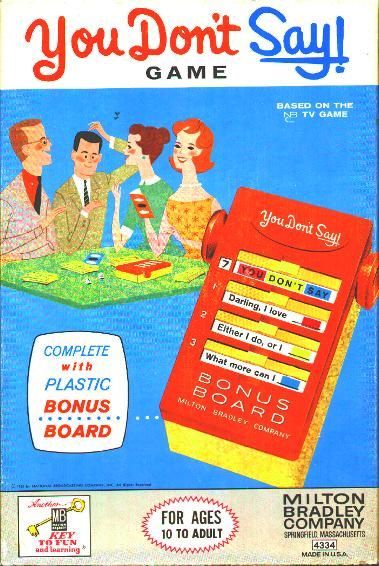 Bonus Board template | You Don't Say