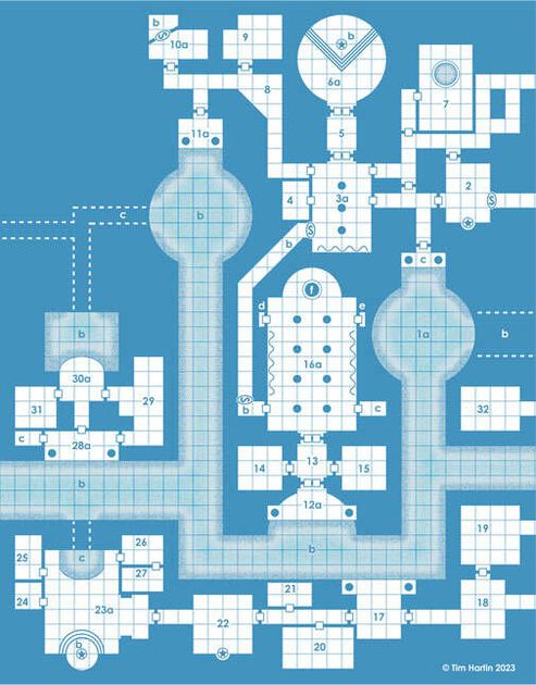 Old School Blue Map #70 | RPG Item | BoardGameGeek