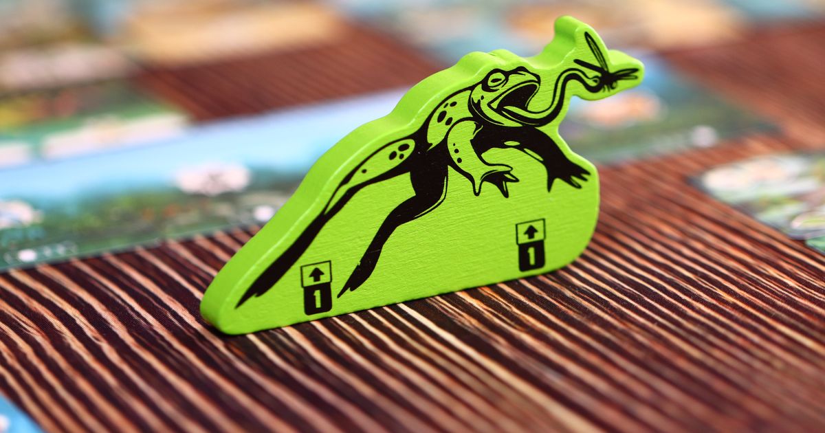 Pondscape: Jumping Frog Promo | Board Game Accessory | BoardGameGeek