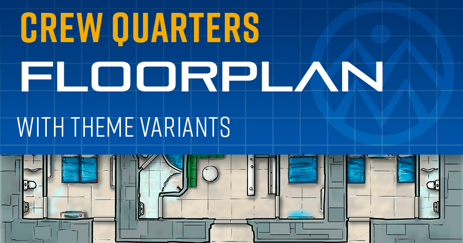 Crew Quarters Floorplan | RPG Item | RPGGeek