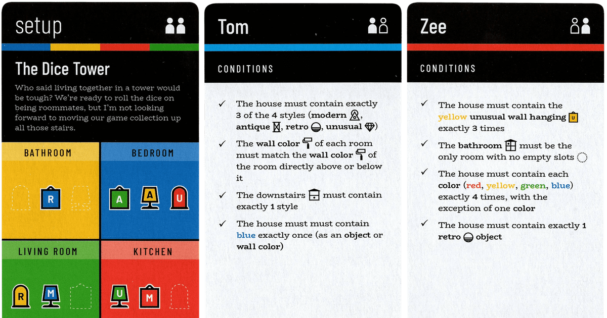 Décorum: The Dice Tower Scenario | Board Game | BoardGameGeek