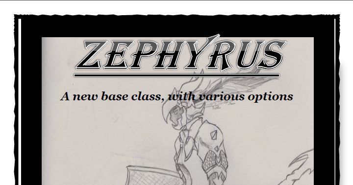 Zephyrus | RPG Item | BoardGameGeek
