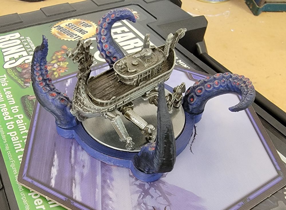 3d printed corrupted mech base | Expeditions