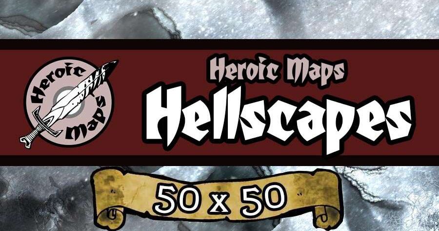 Heroic Maps Hellscapes: The 8th Level of Hell | RPG Item | RPGGeek