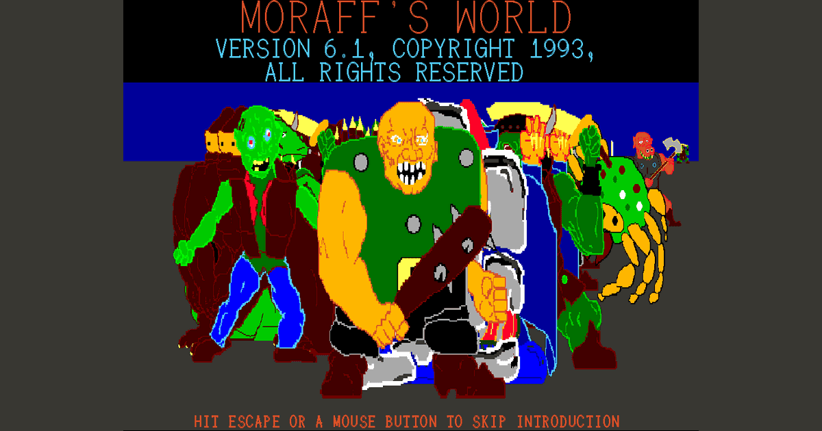 Moraff's World | Video Game | VideoGameGeek