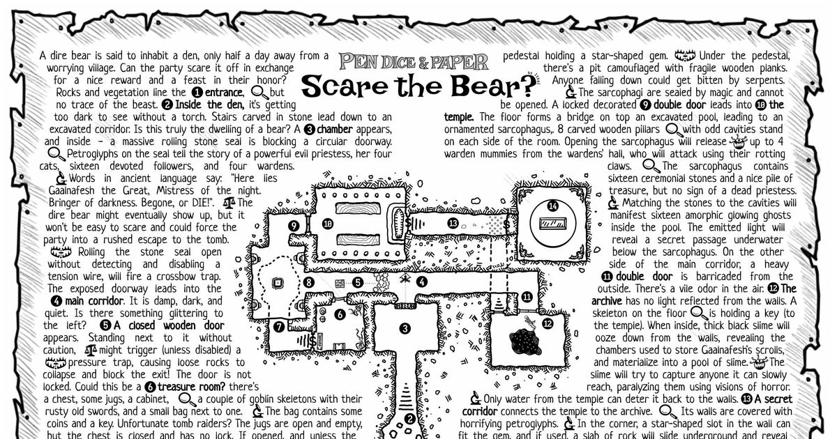 Scare the Bear? | RPG Item | BoardGameGeek