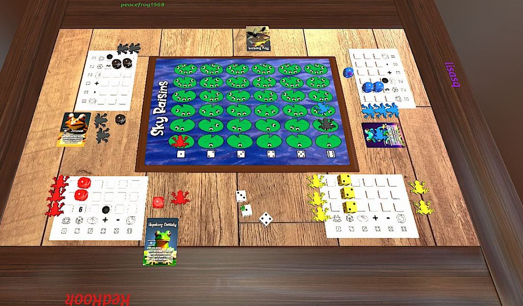 Sky Raisins - Roll and Write, Print and Play, 1-4 players