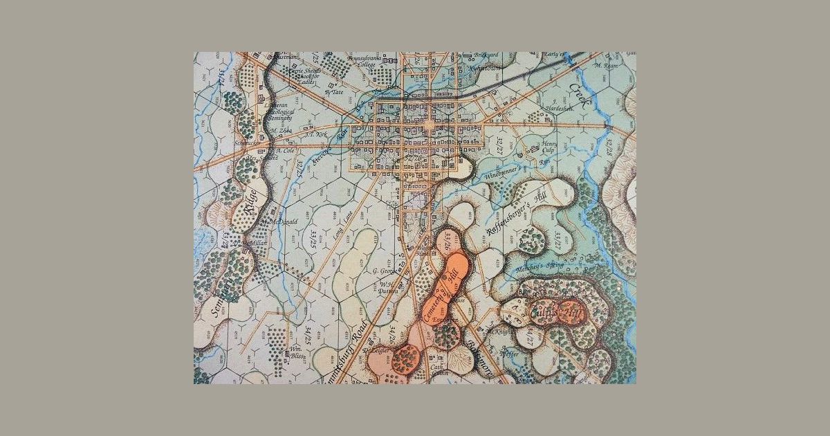 Games with maps done by artist Rick Barber.