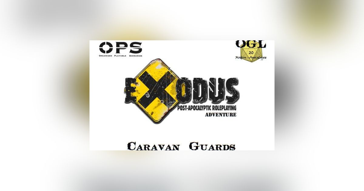 Wasteland Adventure #01: Caravan Guards | RPG Item | RPGGeek