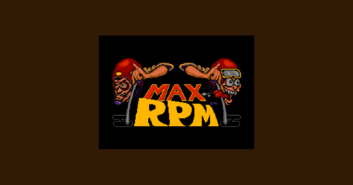 Max RPM | Video Game | VideoGameGeek