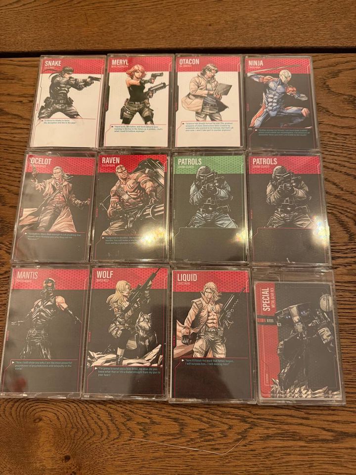 MGS Cassette box for cards | Metal Gear Solid: The Board Game