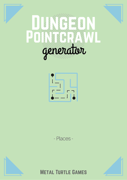 Dungeon Pointcrawl Generator | RPG Item | RPGGeek