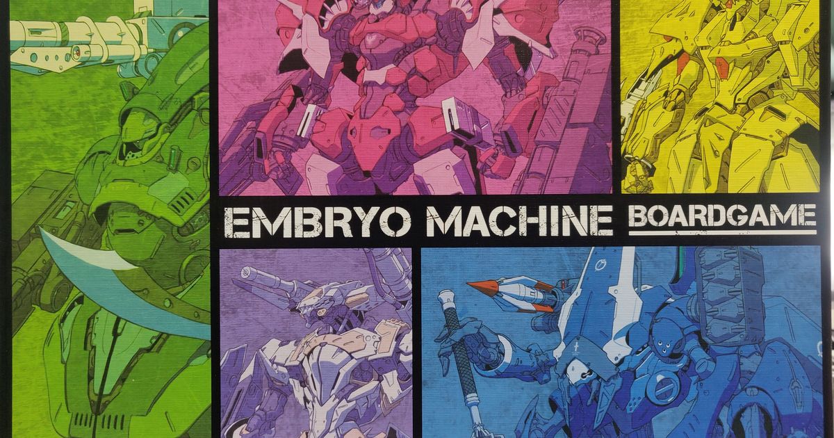 Embryo Machine Boardgame | Board Game | BoardGameGeek