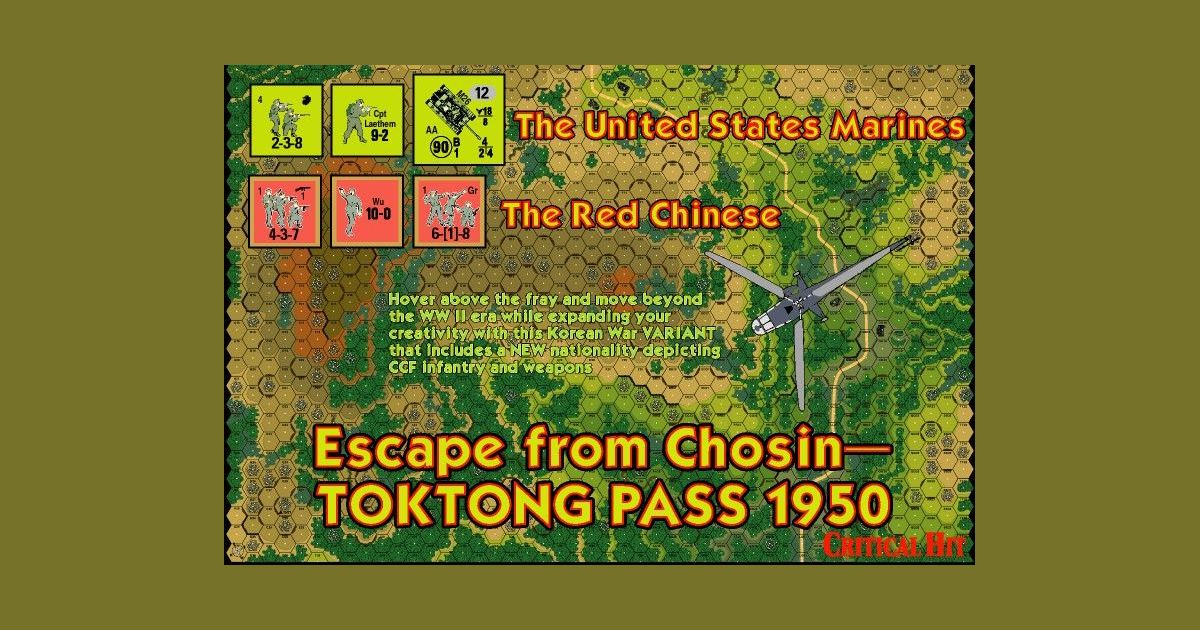 Using the SK rules with this module? | Escape from Chosin: Toktong Pass ...