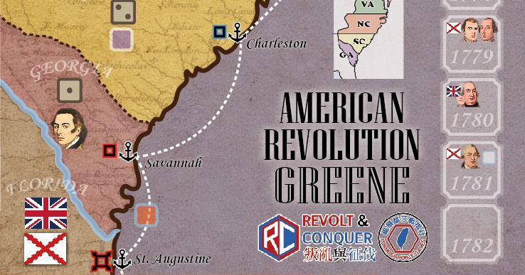 American Revolution: Greene | Board Game | BoardGameGeek