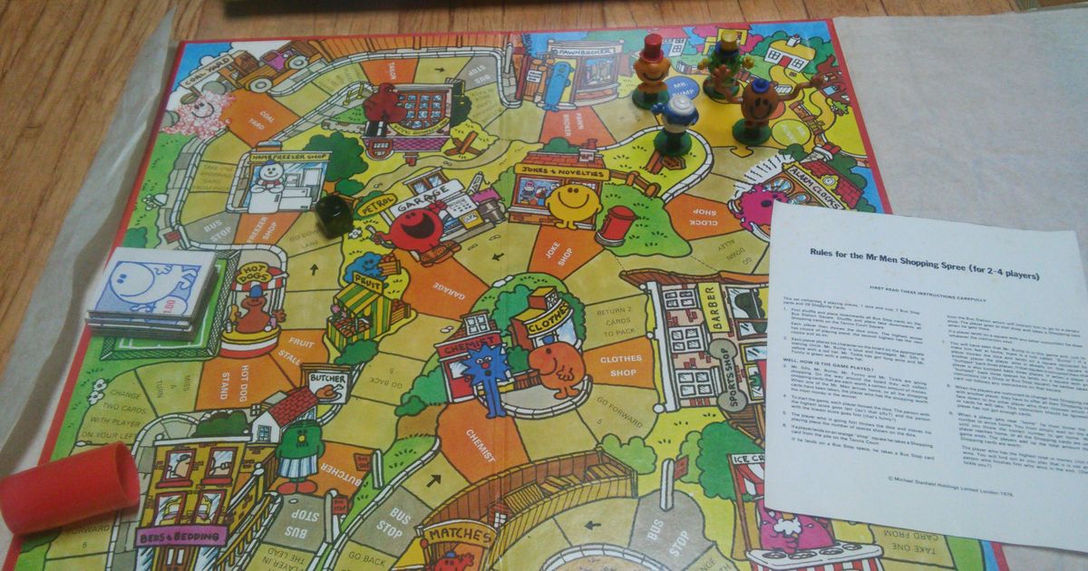 MR MEN Shopping Spree | Board Game | BoardGameGeek