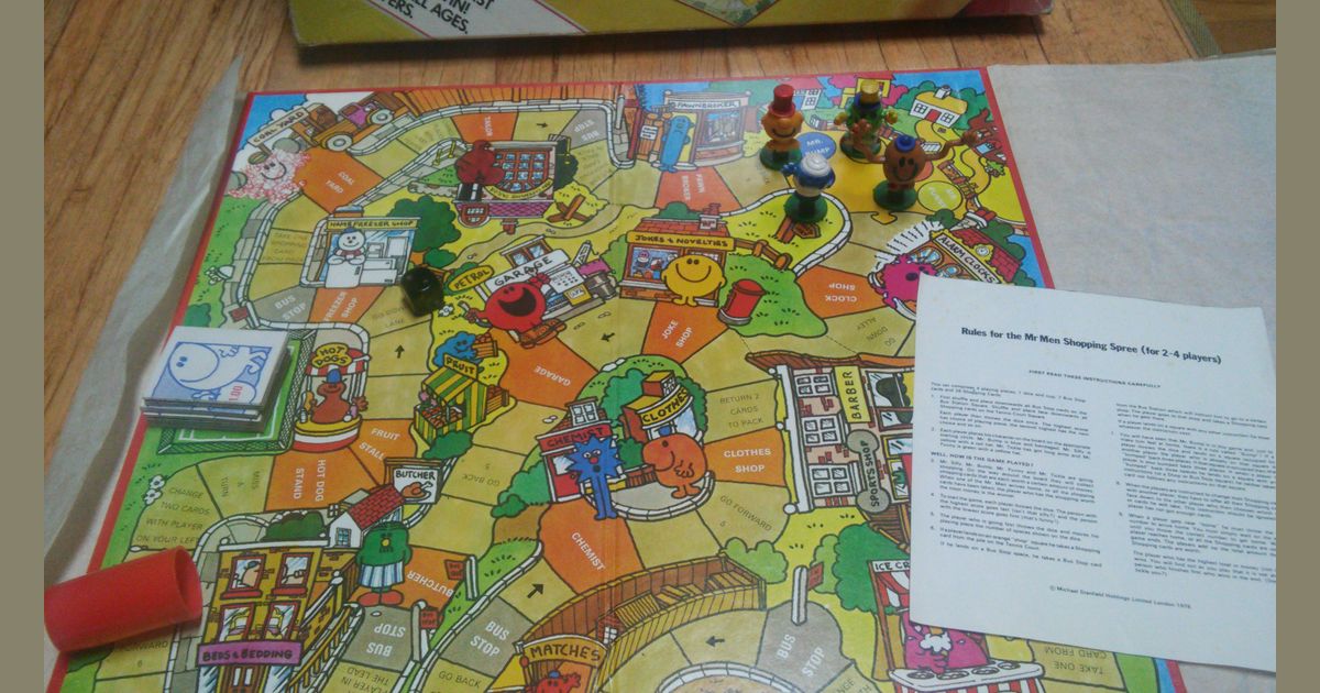 MR MEN Shopping Spree | Board Game | BoardGameGeek