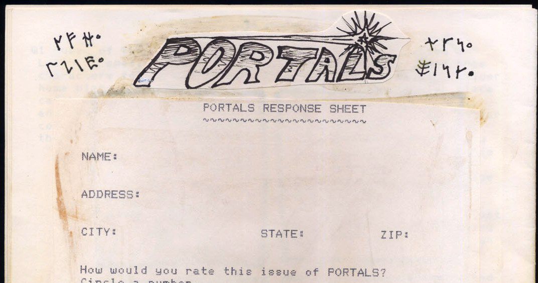 Portals (Issue 1 - 1993) | Issue | RPGGeek