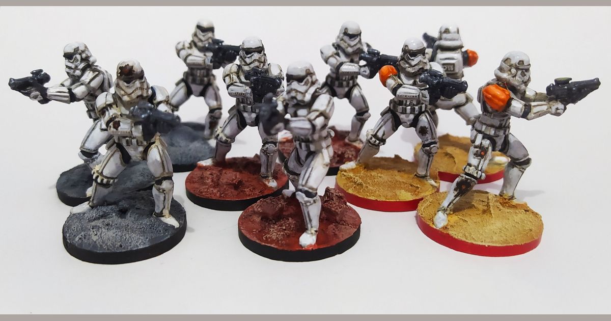 Star Wars Imperial Assault: Stormtroopers | Enter Paint, Exit Gray