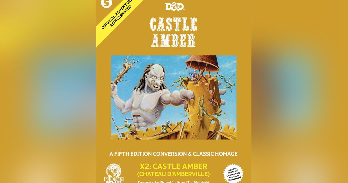 Original Adventures Reincarnated 5: Castle Amber | RPG Item | RPGGeek