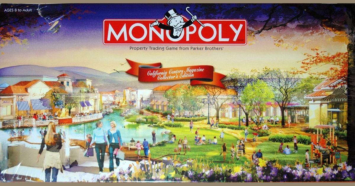 Monopoly: California Centers Magazine Collector's Edition | Board Game ...