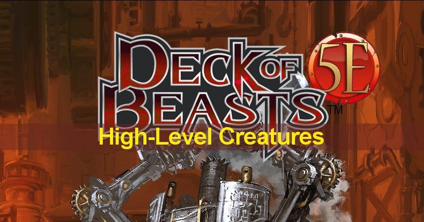 Deck of Beasts: High-Level Creatures | RPG Item | RPGGeek