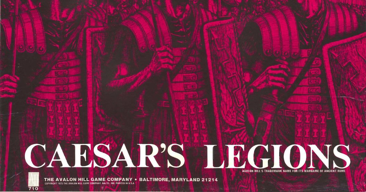 Caesar's Legions | Board Game | BoardGameGeek