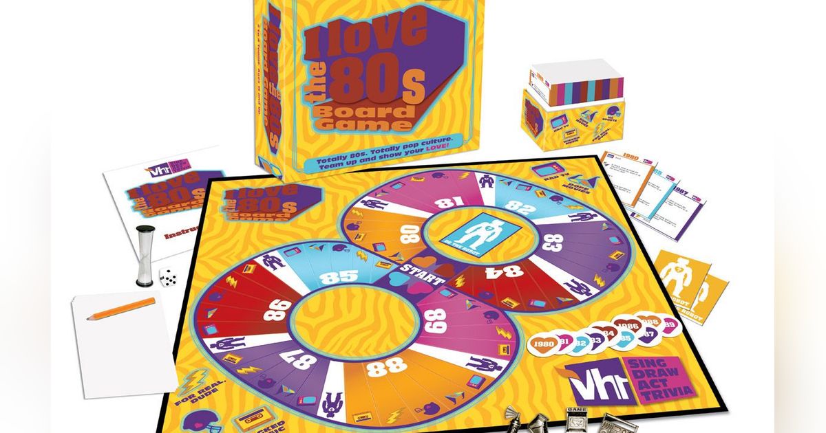 I Love the 80s Board Game | Board Game | BoardGameGeek