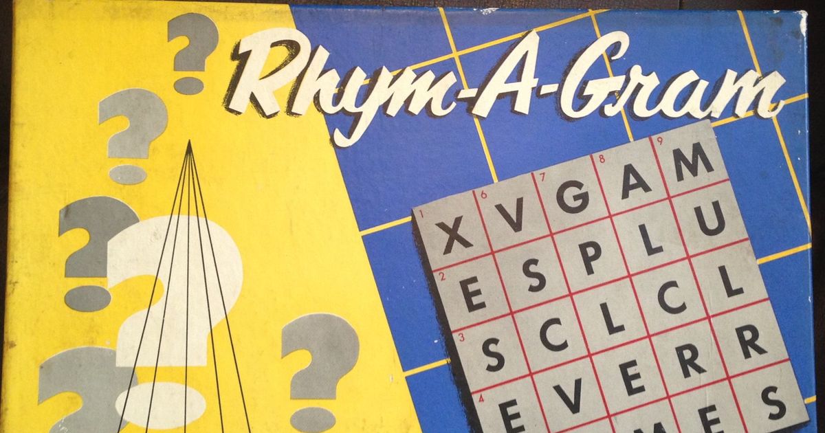 Rhym-A-Gram | Board Game | BoardGameGeek