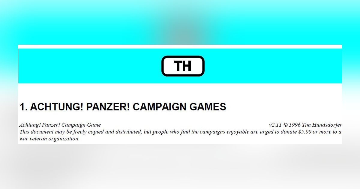 Achtung! Panzer! | Board Game | BoardGameGeek
