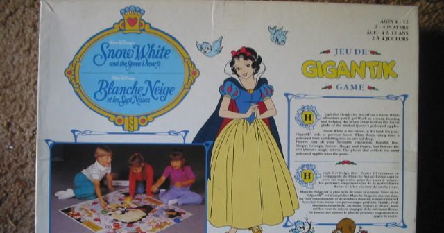 Walt Disney's Snow White and the Seven Dwarfs Gigantik Game | Board ...