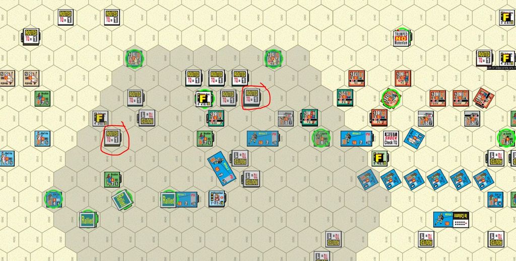 How does it work when checking 2 stacked routed units for PS TQ and 1 ...