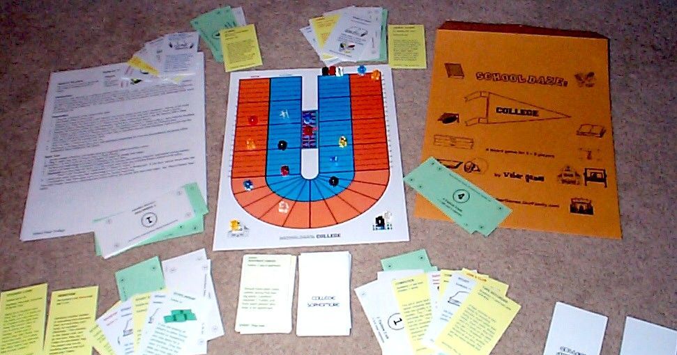 School Daze: College | Board Game | BoardGameGeek