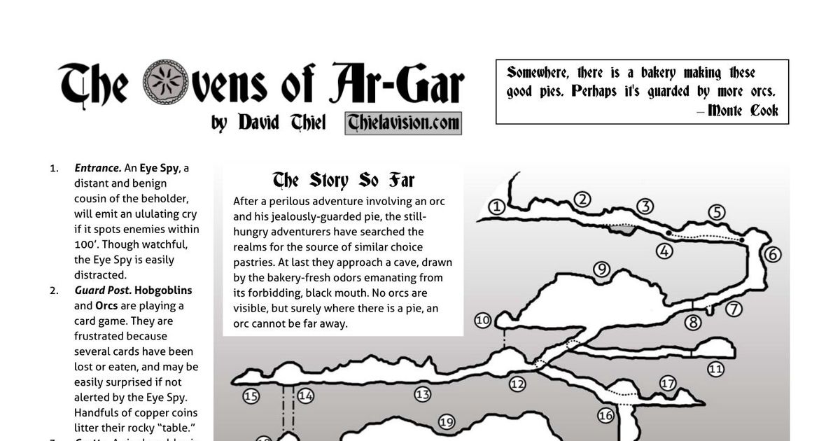 The Ovens of Ar-Gar | RPG Item | RPGGeek