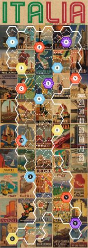 Italy redraw | Age of Steam Expansion #4: France and Italy