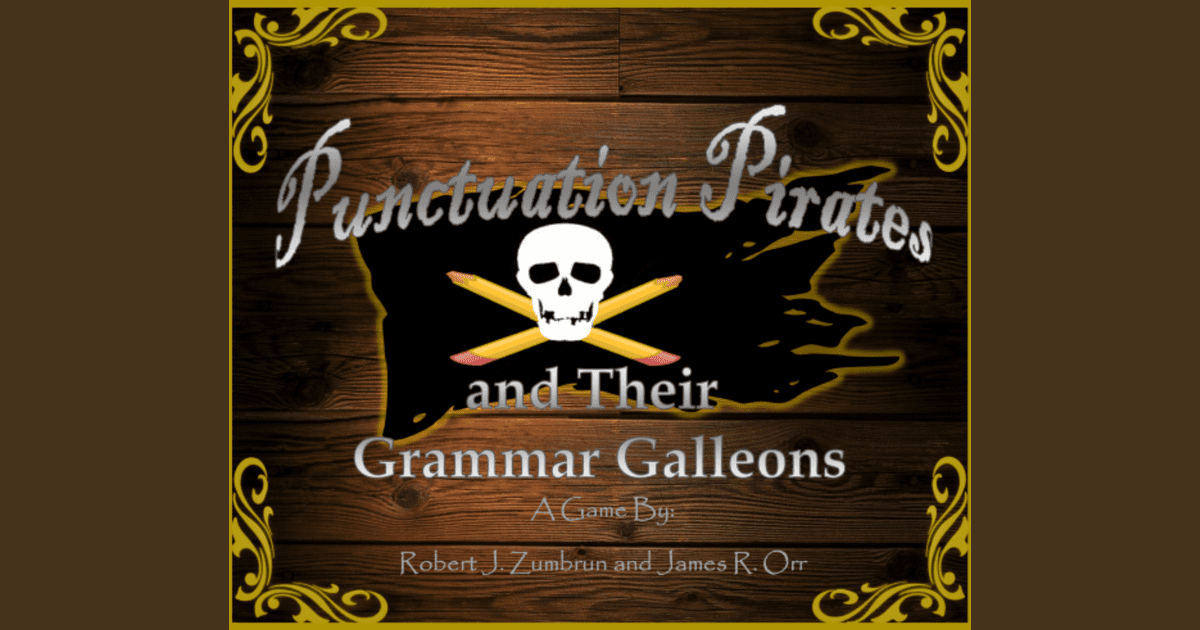Punctuation Pirates and their Grammar Galleons - Game Cards and ...