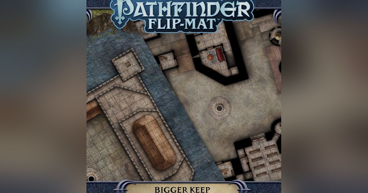 Pathfinder Flip-Mat: Bigger Keep | RPG Item | RPGGeek