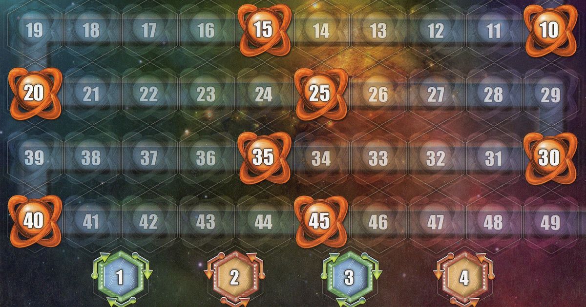 Among the Stars: Double Sided Score Board | Board Game Accessory ...