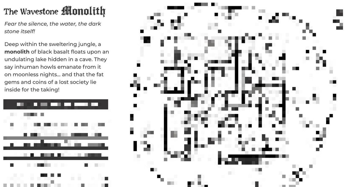 The Wavestone Monolith | RPG Item | RPGGeek