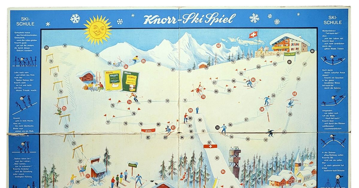Knorr-Ski Spiel | Board Game | BoardGameGeek