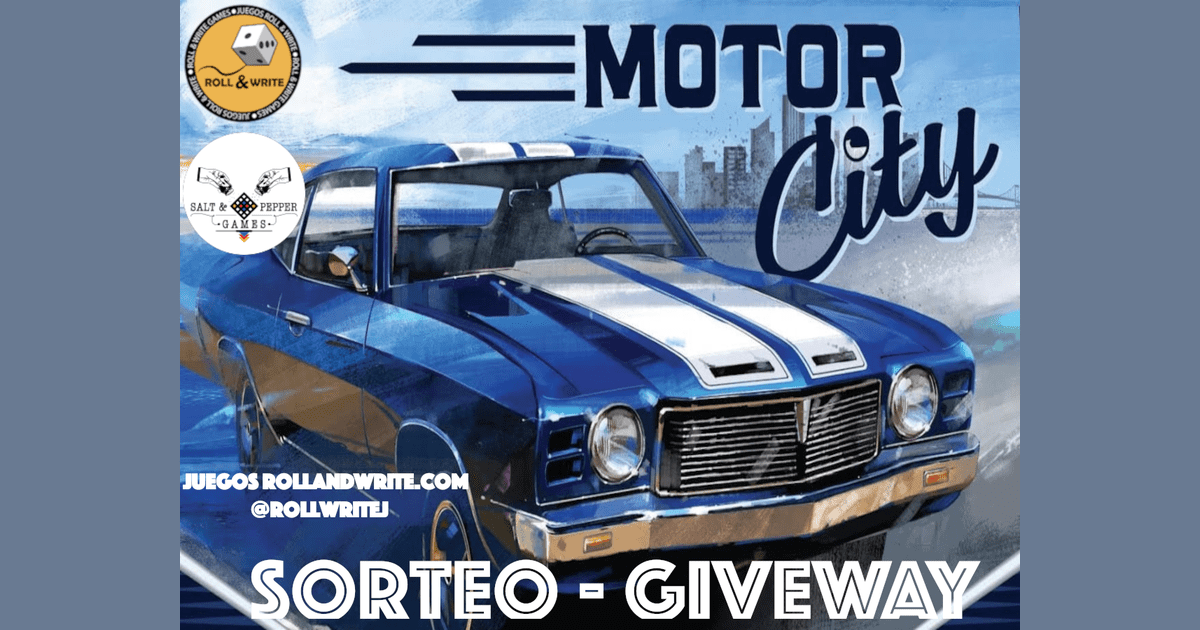 Giveaway: Motor City | Juegos Roll & Write | BoardGameGeek