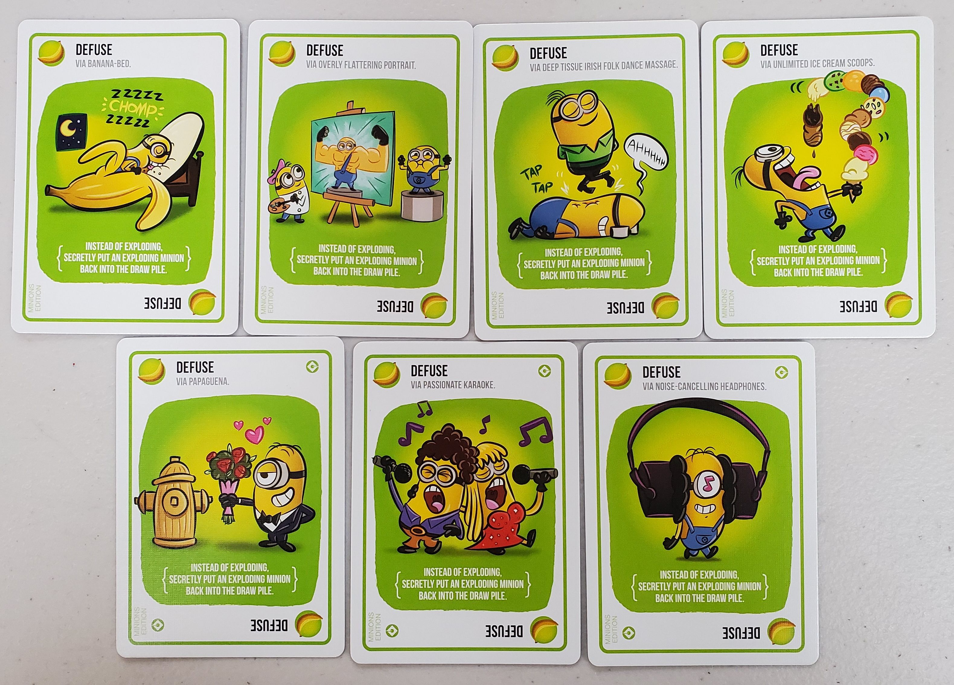 minions cards