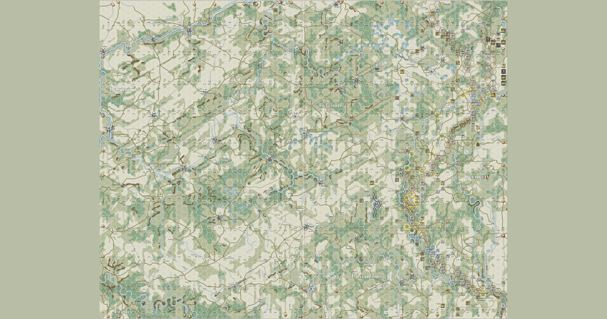 SCS Ardennes II - What's in the Box? Part IV - the Scenarios | Hans and ...