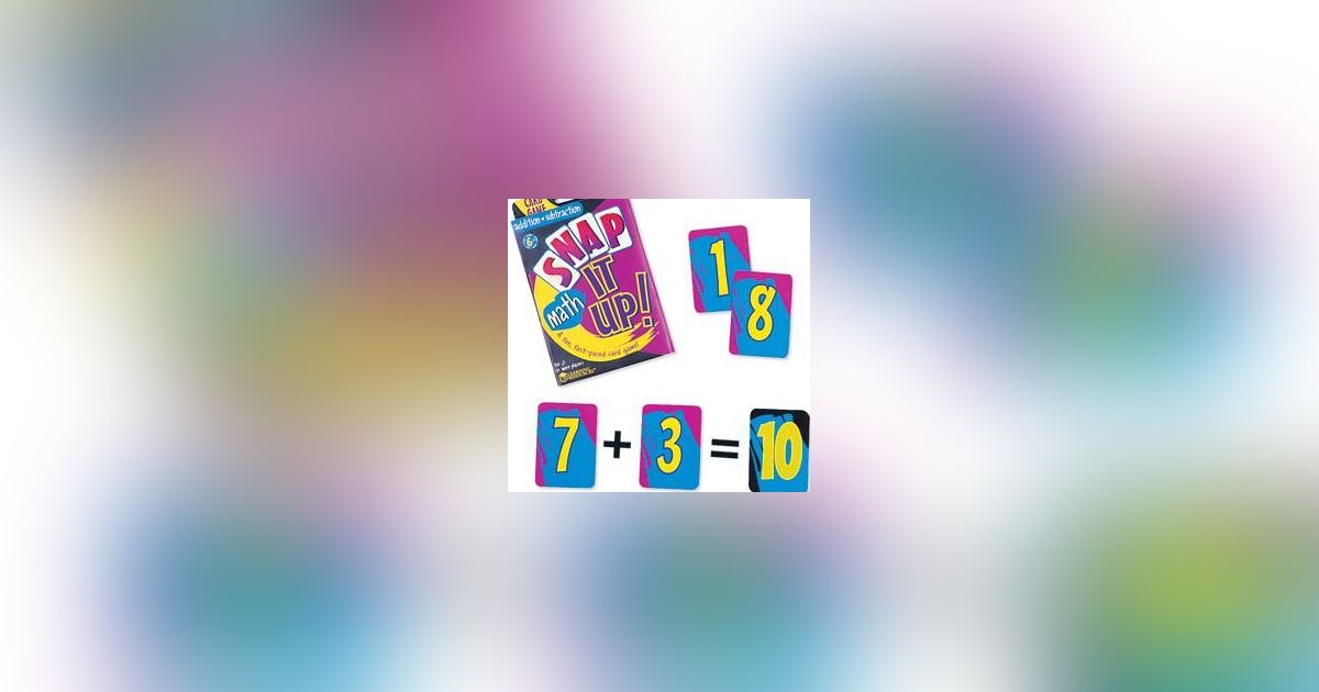Snap It Up! Math: Addition & Subtraction | Board Game | BoardGameGeek