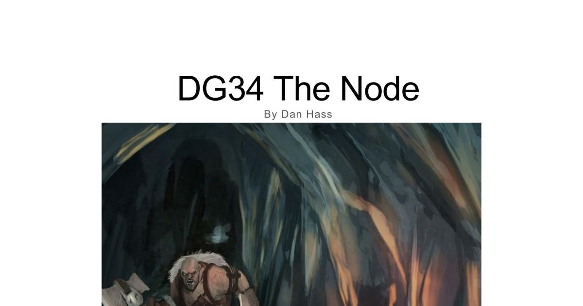 DG34: The Node | RPG Item | BoardGameGeek