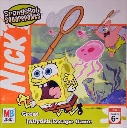 SpongeBob Squarepants Great Jellyfish Escape Game | Board Game ...