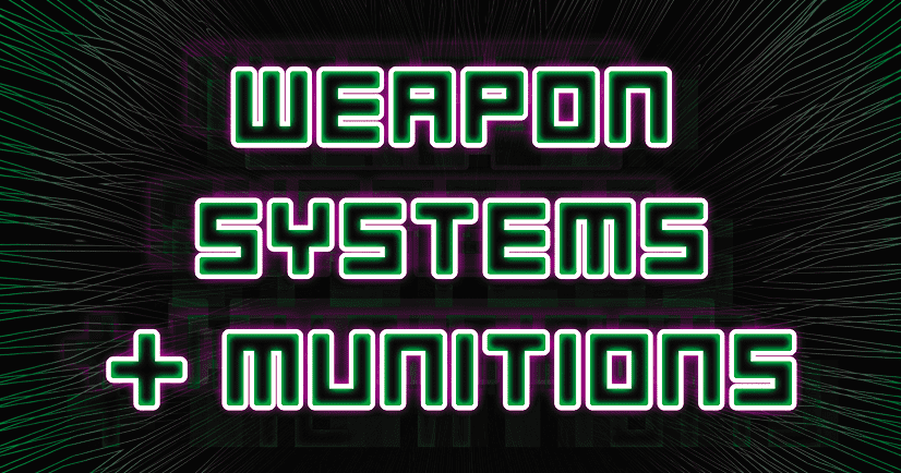 Spaceship Architect Weapon Systems + Munitions | RPG Item | RPGGeek