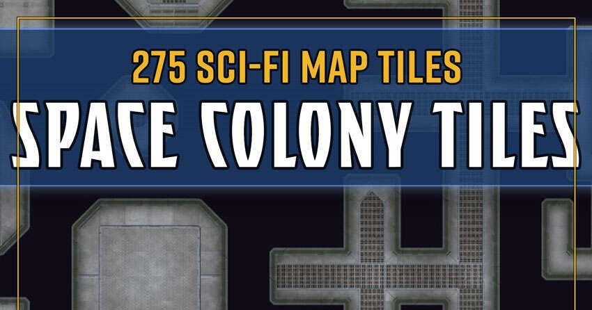 Space Colony Tiles | RPG Item | RPGGeek