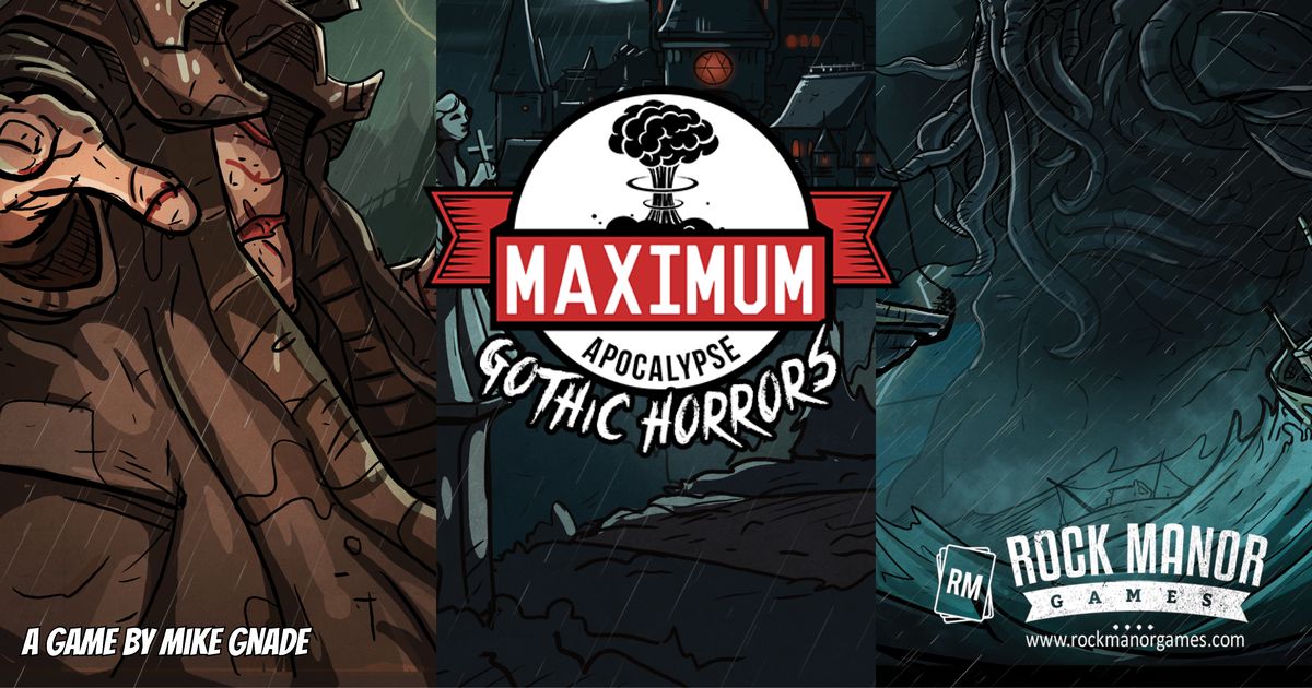 Maximum Apocalypse: Gothic Horrors 2nd Edition | Board Game | BoardGameGeek